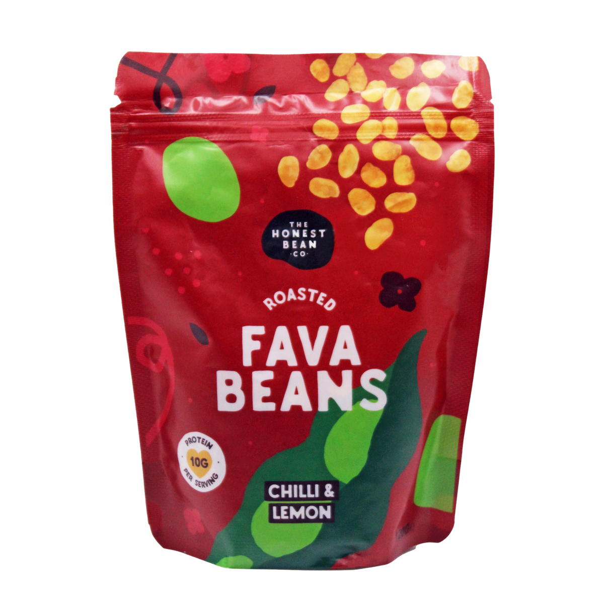Chilli & Lemon Roasted Fava Beans (6 x 120g) – The Honest Bean Co