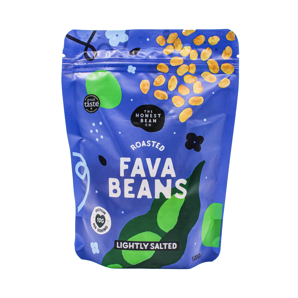 Lightly Salted Roasted Fava Beans (6 x 120g) – The Honest Bean Co