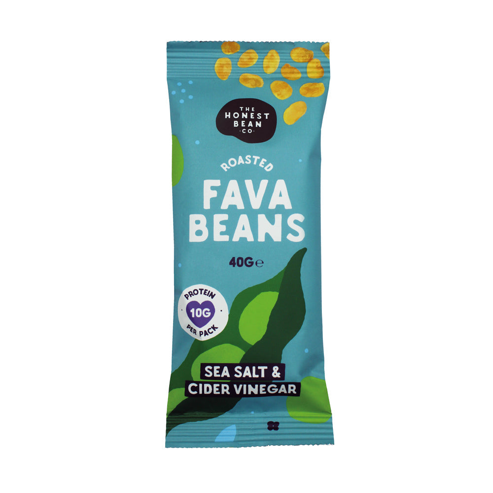 Sea Salt & Cider Vinegar Roasted Fava Bean Snack Pack (x12) – The ...