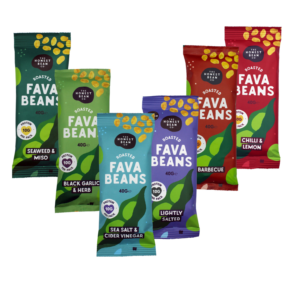 Mixed Case 12 x 40g snacks – The Honest Bean Co